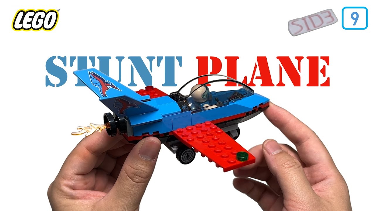 LEGO - Stunt Plane - Detailed Build Video - YouTube