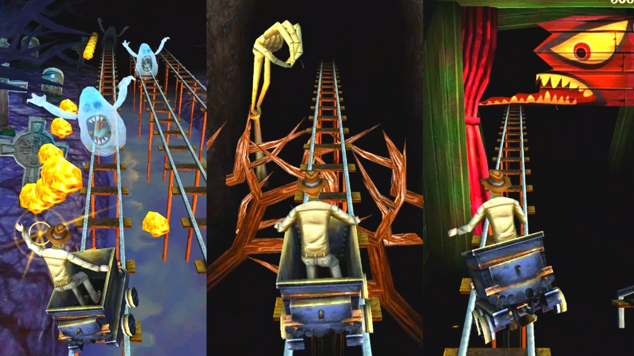 Rail Rush Horror Land - Gameplay Walkthrough Part 4 - (Android, iOS ...