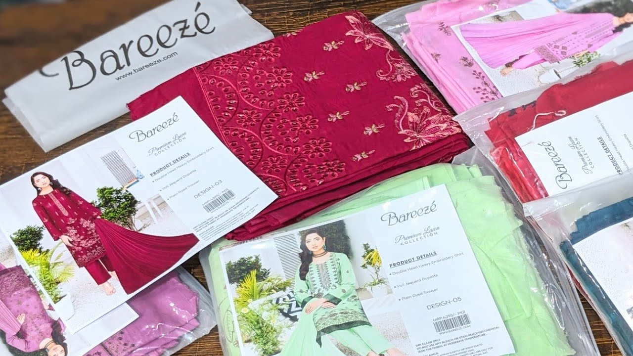 Bareeze Latest EID Collection 2024| Bareeze New Summer Collection 2024 ...