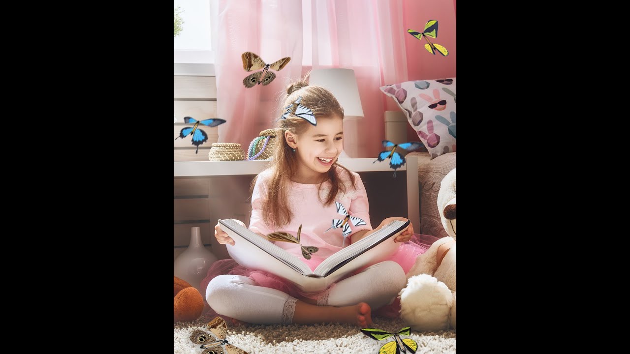 DIY Painting and Craft Wind Up Butterfly - YouTube