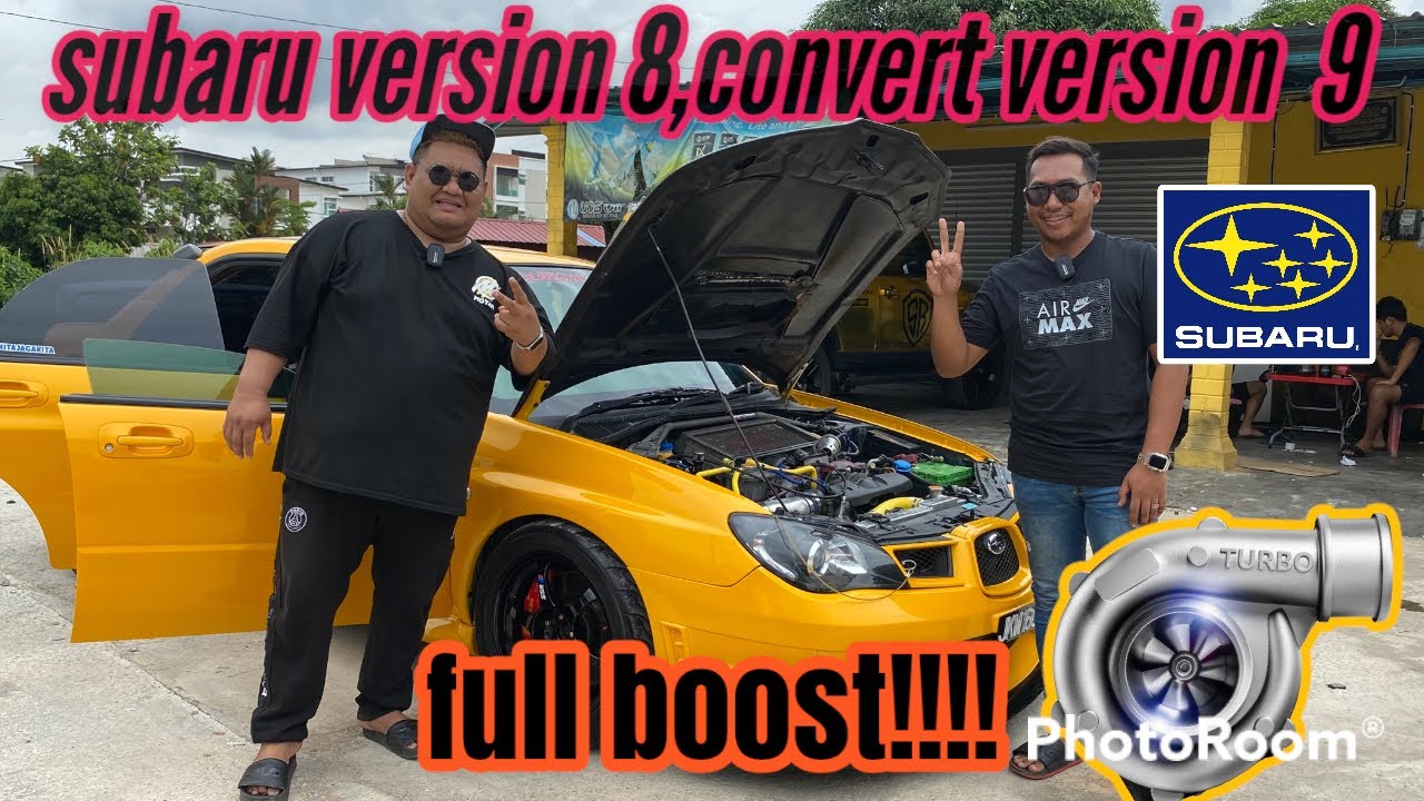 TEST POWER SUBARU VERSION 9 FULL BOOST!!! - YouTube