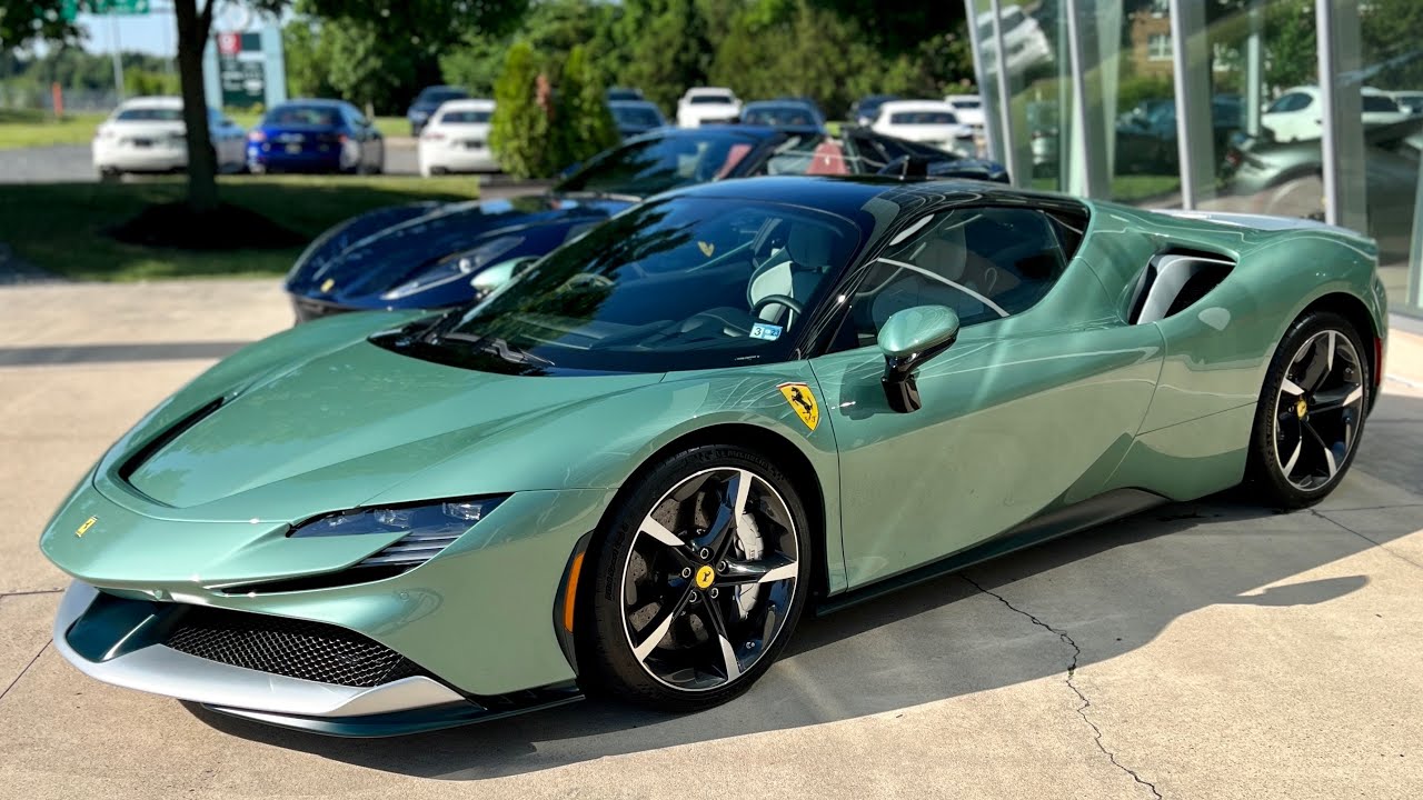 1 Of 1 Ferrari Monza SP1, Pista Pilotti & Verde Francesca SF90! - YouTube