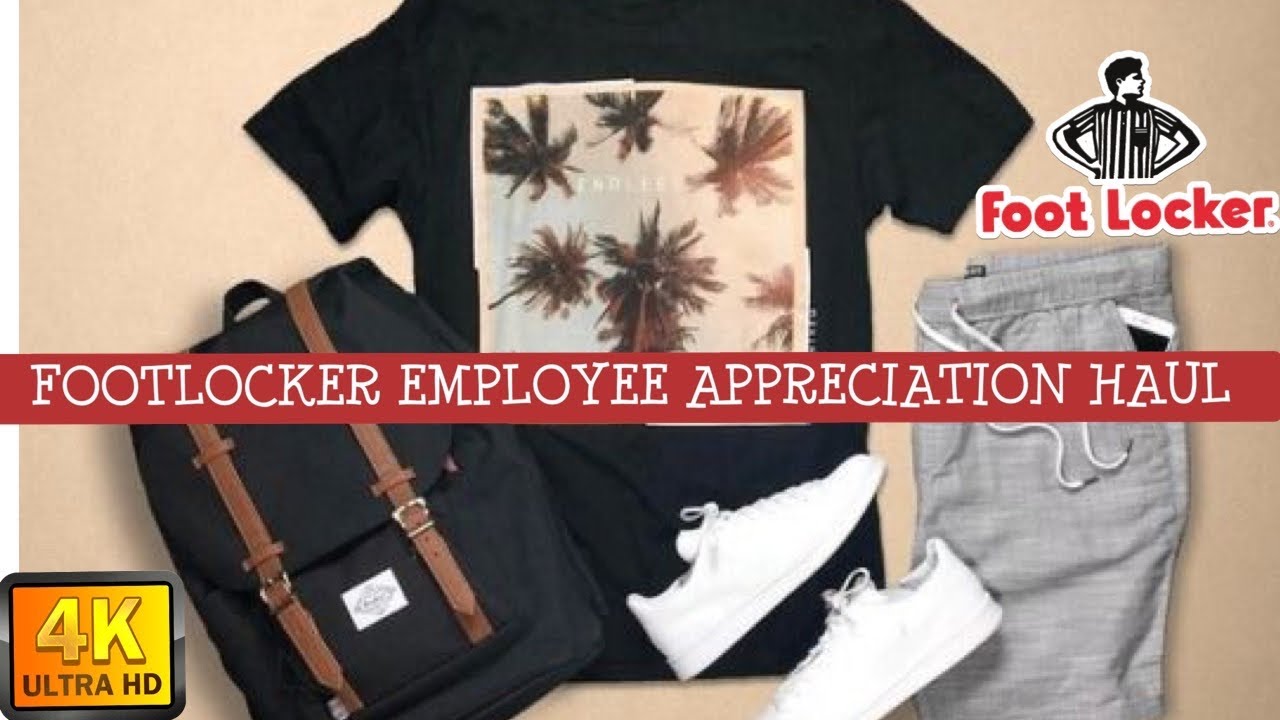 FOOT LOCKER HAUL: EMPLOYEE APPRECIATION WEEK DAY 1 - YouTube