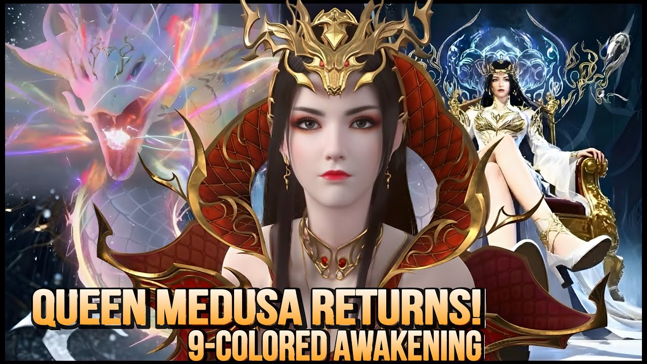 Queen Medusa Becomes the Nine-Colored Python and Breakthrough to 4-Star Dou Sheng | BTTH - YouTube