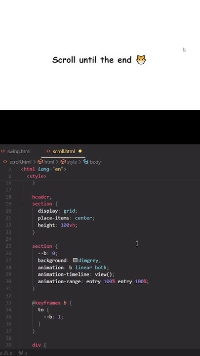 Scroll Till The End Html Css Coding Shorts๐๏ธ Coding Shorts Computerscienceconcepts Html