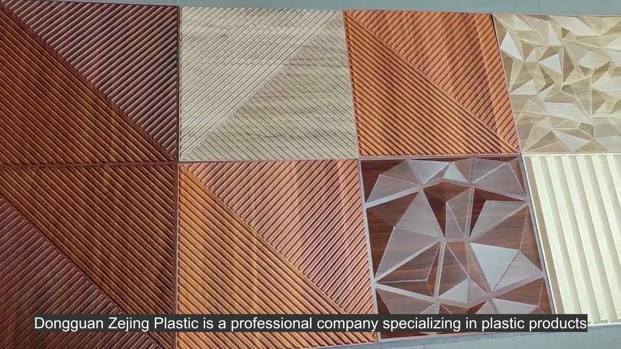 wall cladding home decor Tv Background Walls wooden grain pvc panels ...