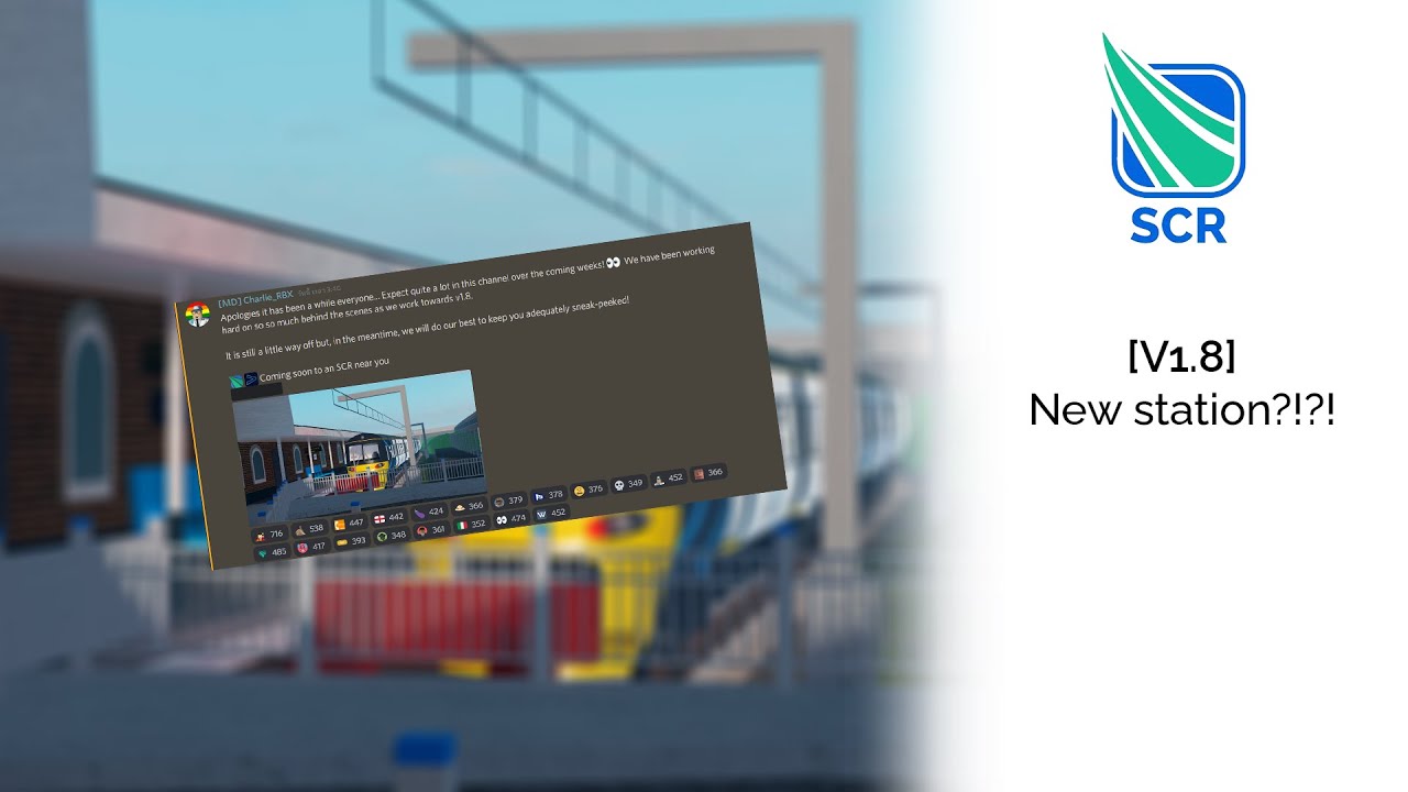 [Roblox SCR] New Station?!?! - YouTube
