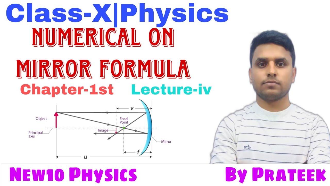 Numerical on Mirror formula.lecture 4 class 10th - YouTube