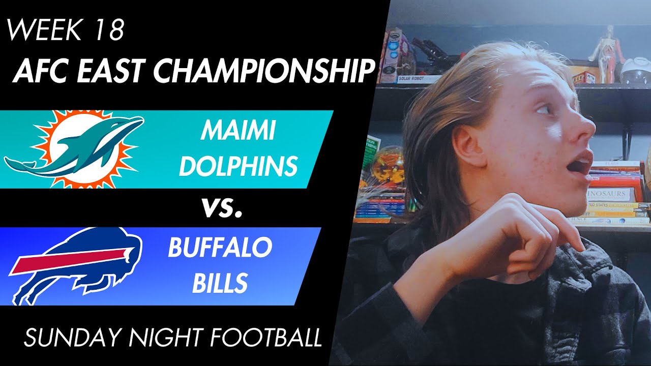 AFC East Championship (#2 MIA vs. #6 BUF) - Live Stream Coverage (feat. Andy) - YouTube