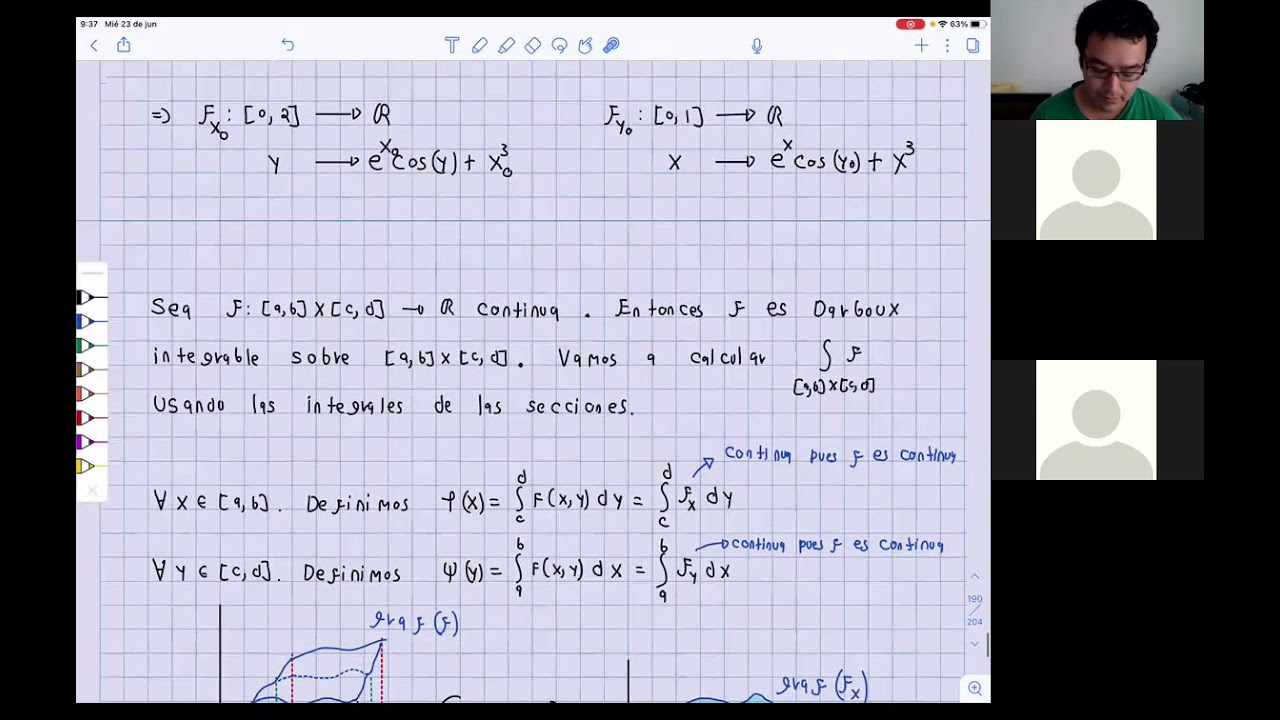 Demostración del teorema de Fubini. - YouTube