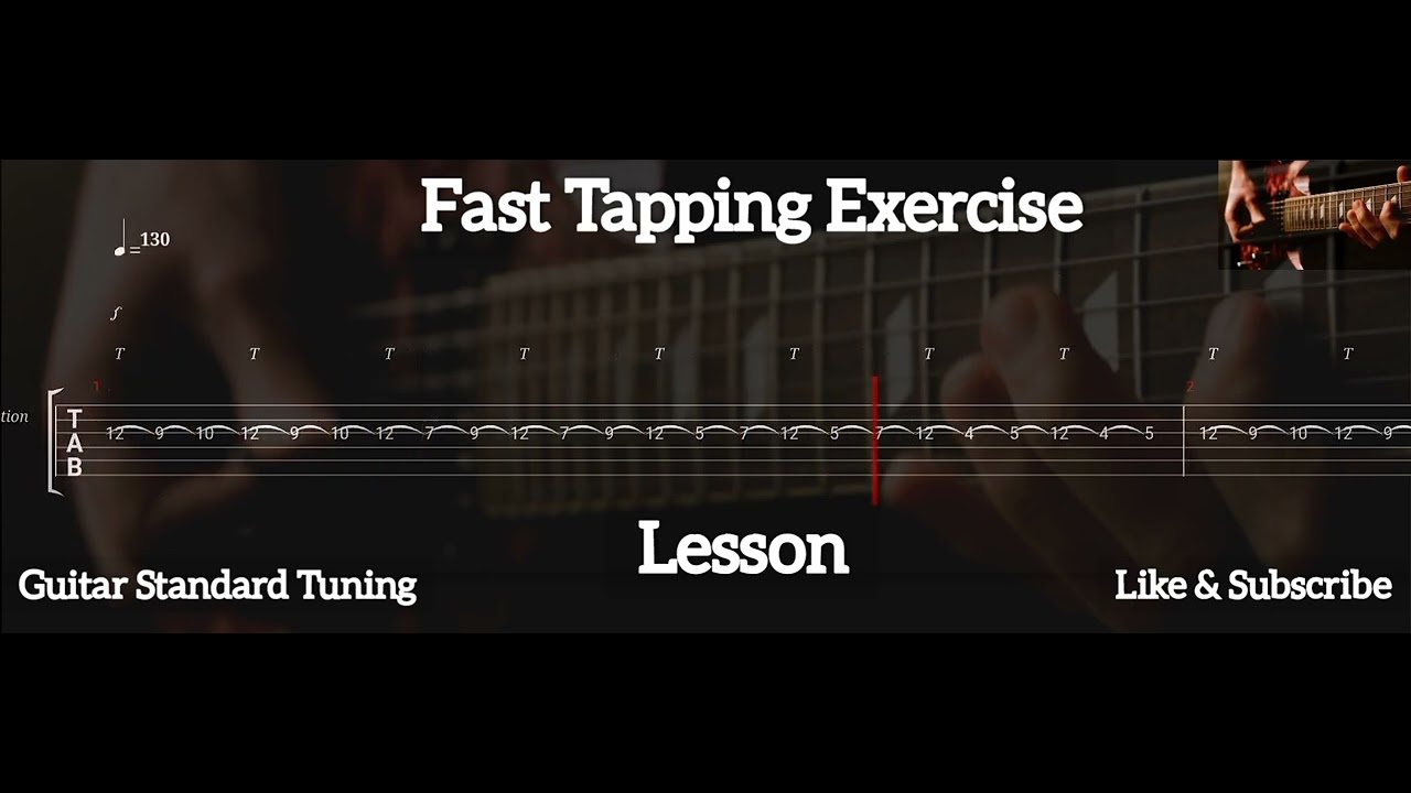 Rock Licks - Fast Tapping Exercise ( Tab Guitar ) - YouTube