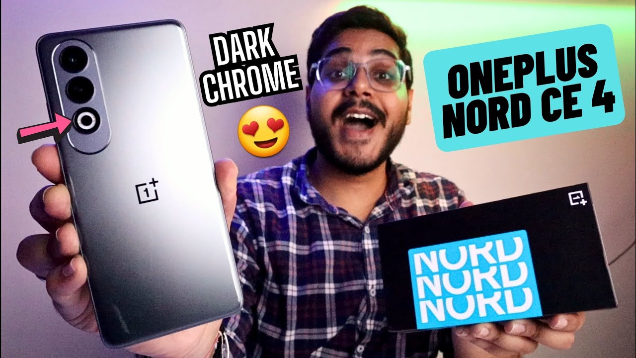 OnePlus Nord CE 4 Dark Chrome (8+128GB) Amazon Unboxing and Full ...