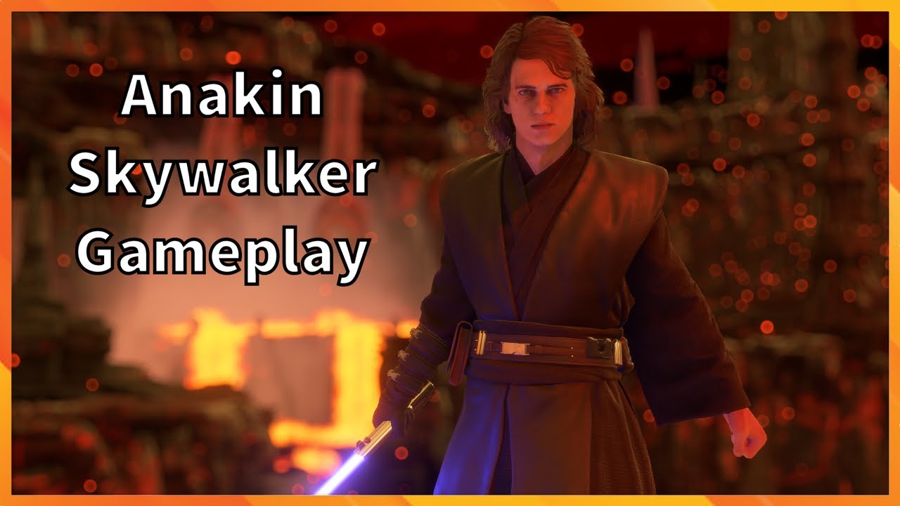 Anakin Skywalker Gameplay Star Wars Battlefront 2 - YouTube