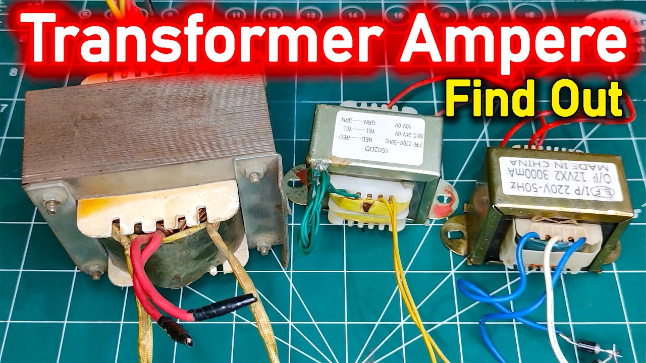 How To Check The Output Current of A Transformer || Full Load Current ...