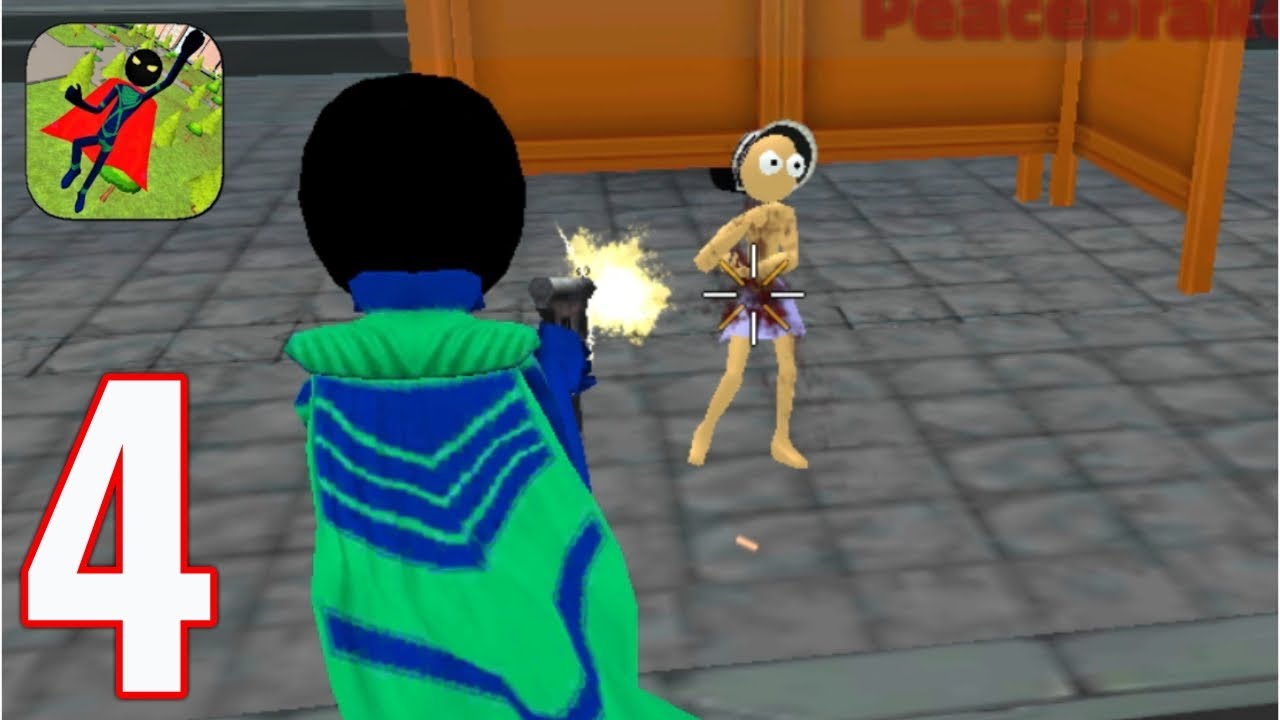 Stickman Superhero (by Naxeex Ltd) - Gameplay Walkthrough Part 4 (iOS ...