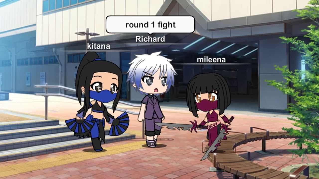Kitana vs mileena gacha verse - YouTube