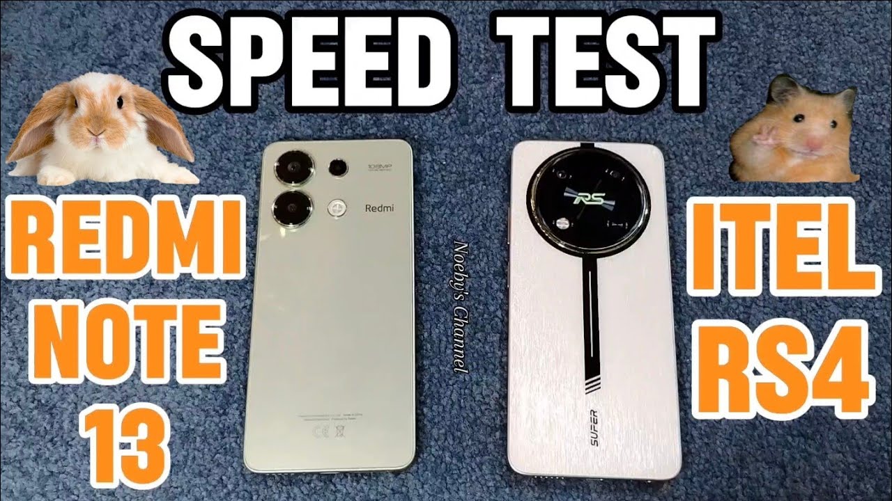 Redmi Note 13 vs. Itel rs4 | The battle is over |Speedtest - YouTube