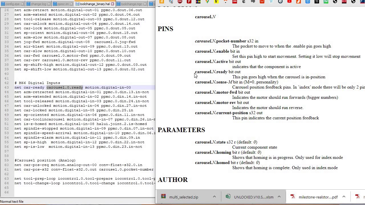 Coding a LinuxCNC Toolchanger for Dummies - YouTube