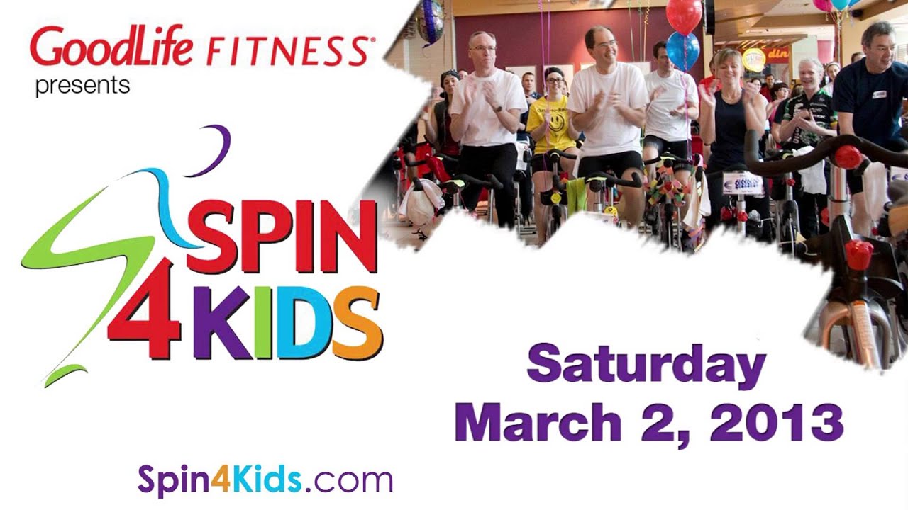 Goodlife Fitness - Spin 4 Kids - 2-0580 - YouTube