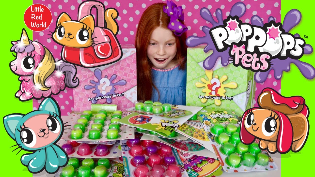 POP POP PETS - ASMR SLIME | Little Red World - YouTube
