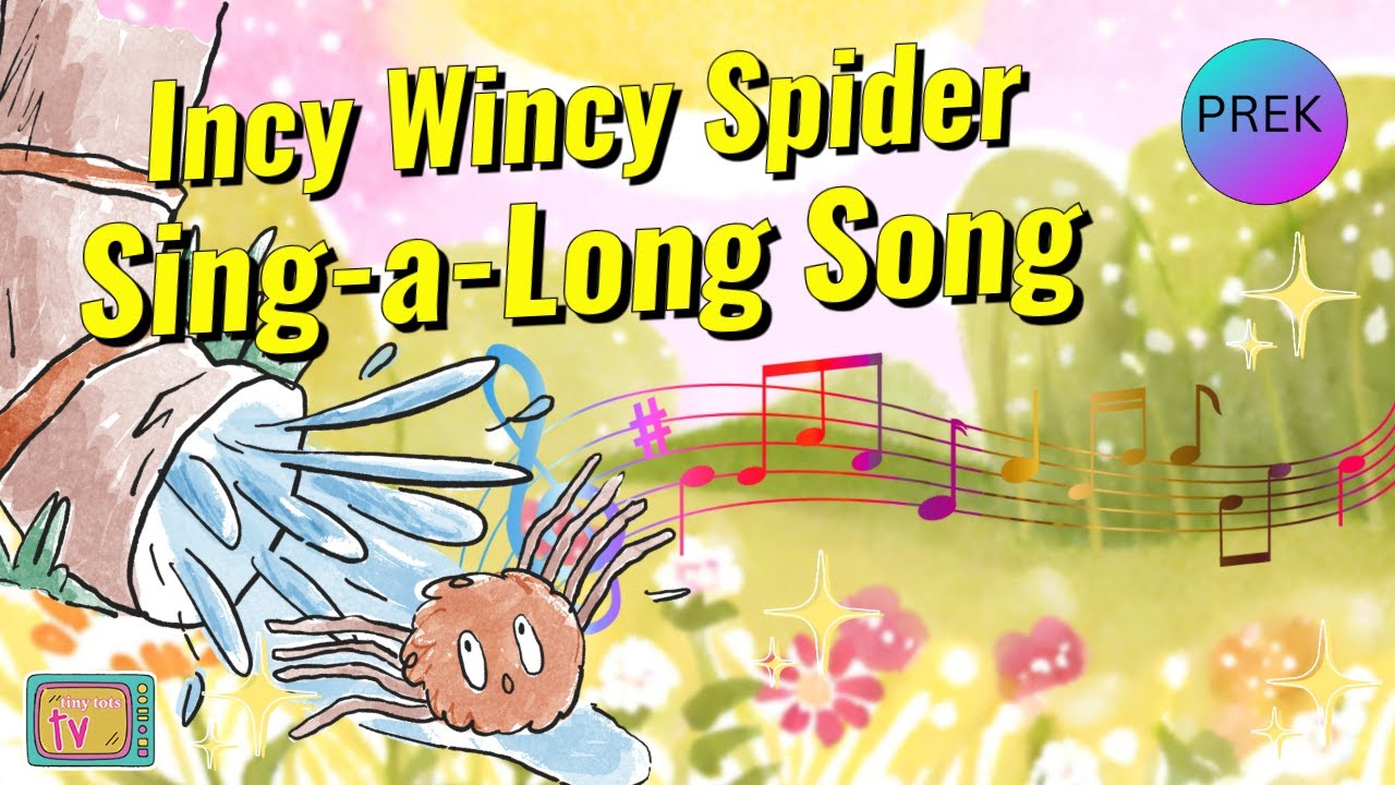 🕷️🌧️ Incy Wincy Spider | Sing-a-Long Nursery Rhyme Song! 🕷️🌧️♫ - YouTube