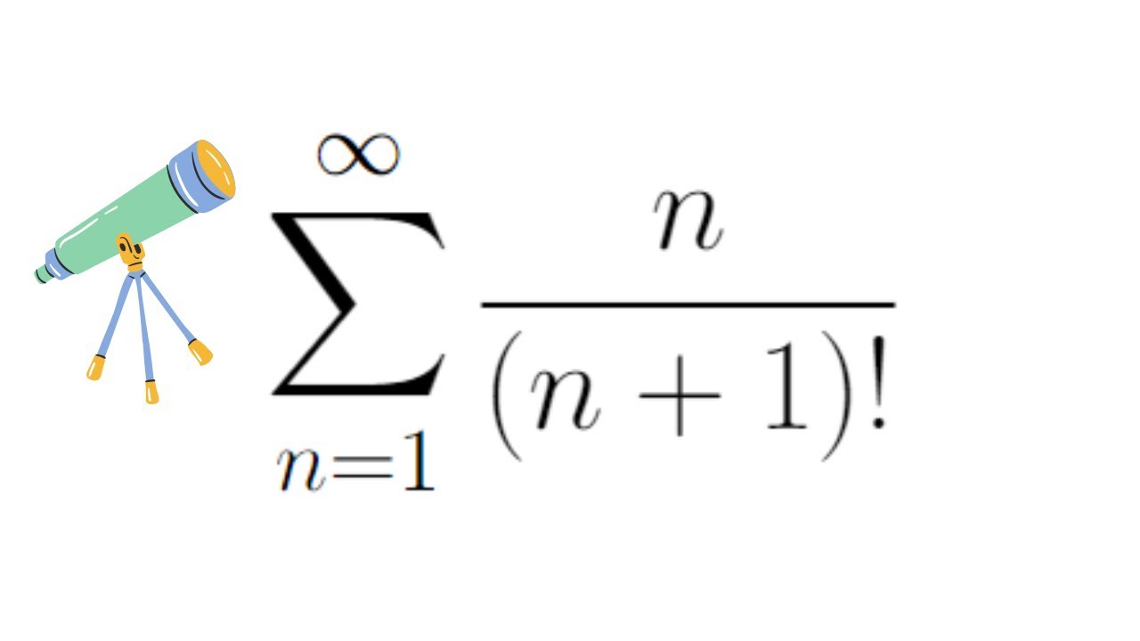 Telescoping series sum - YouTube