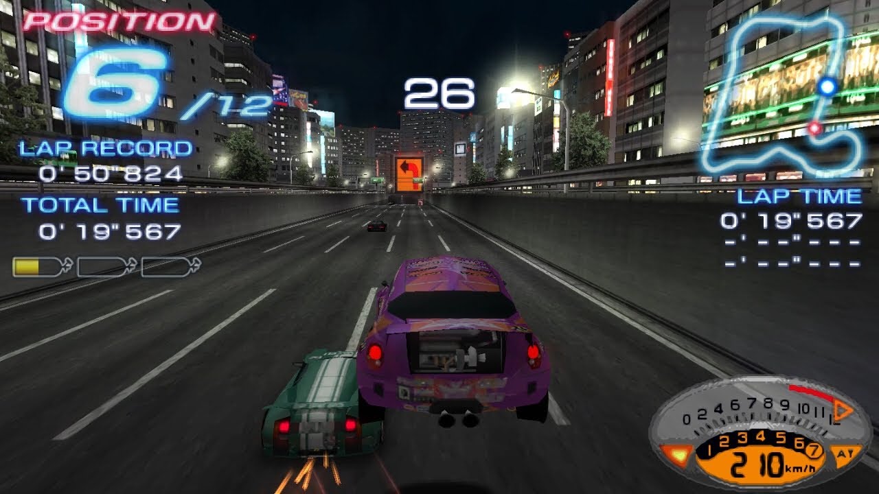 Ridge Racer 2 - PSP - Arcade - Midtown Expressway - Dragonsaber Wild ...