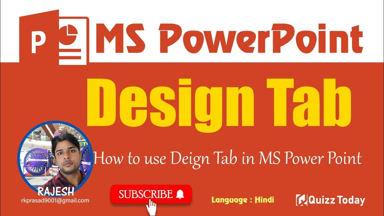 08.Complete Microsoft PowerPoint Tutorial - How to use Deign Tab in MS Power Point - YouTube