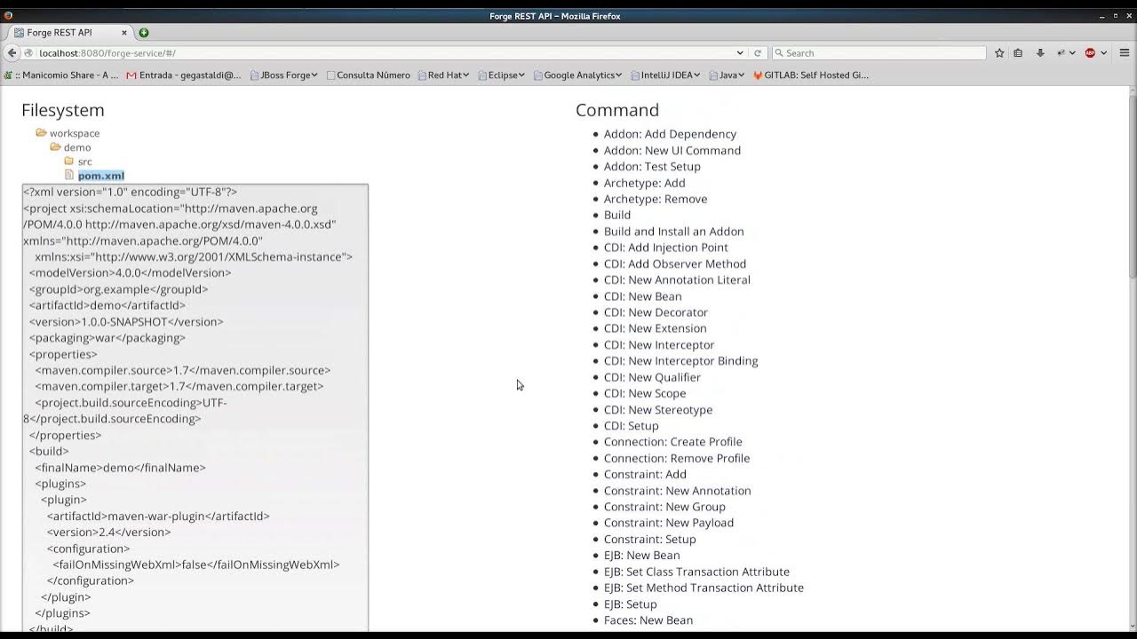 JBoss Forge AngularJS REST API Service - YouTube