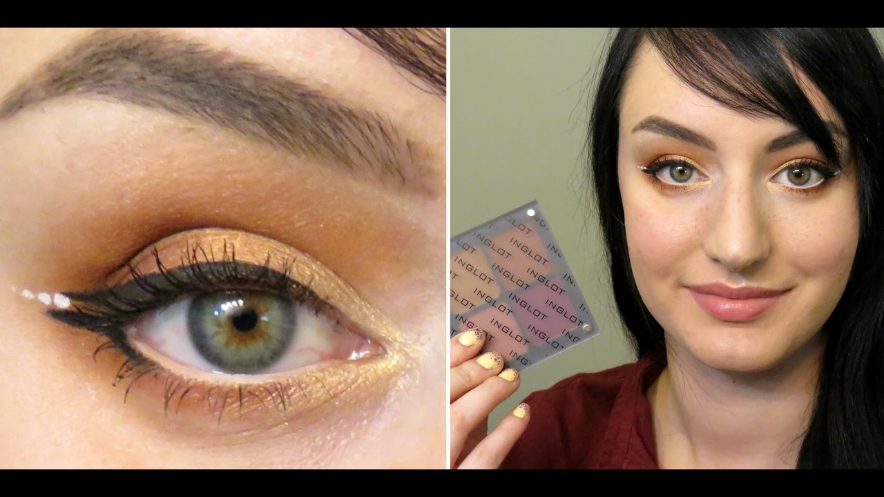 NEW INGLOT What A Spice Eyeshadow TUTORIAL | JustEnufEyes - YouTube