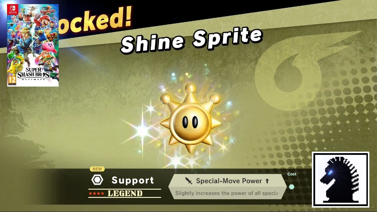 NS Super Smash Bros. Ultimate - Spirit Board - Legendary Spirit - Shine ...