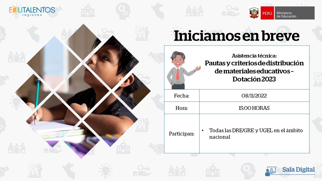 Asistencia técnica: Pautas y criterios de distribución de materiales educativos – Dotación 2023 ...