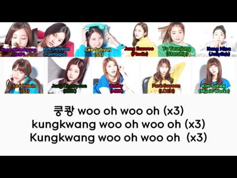 Produce 101 ~ Crush (Live Version) - Top 22 (Han/Rom/Eng) Color Coded Lyrics