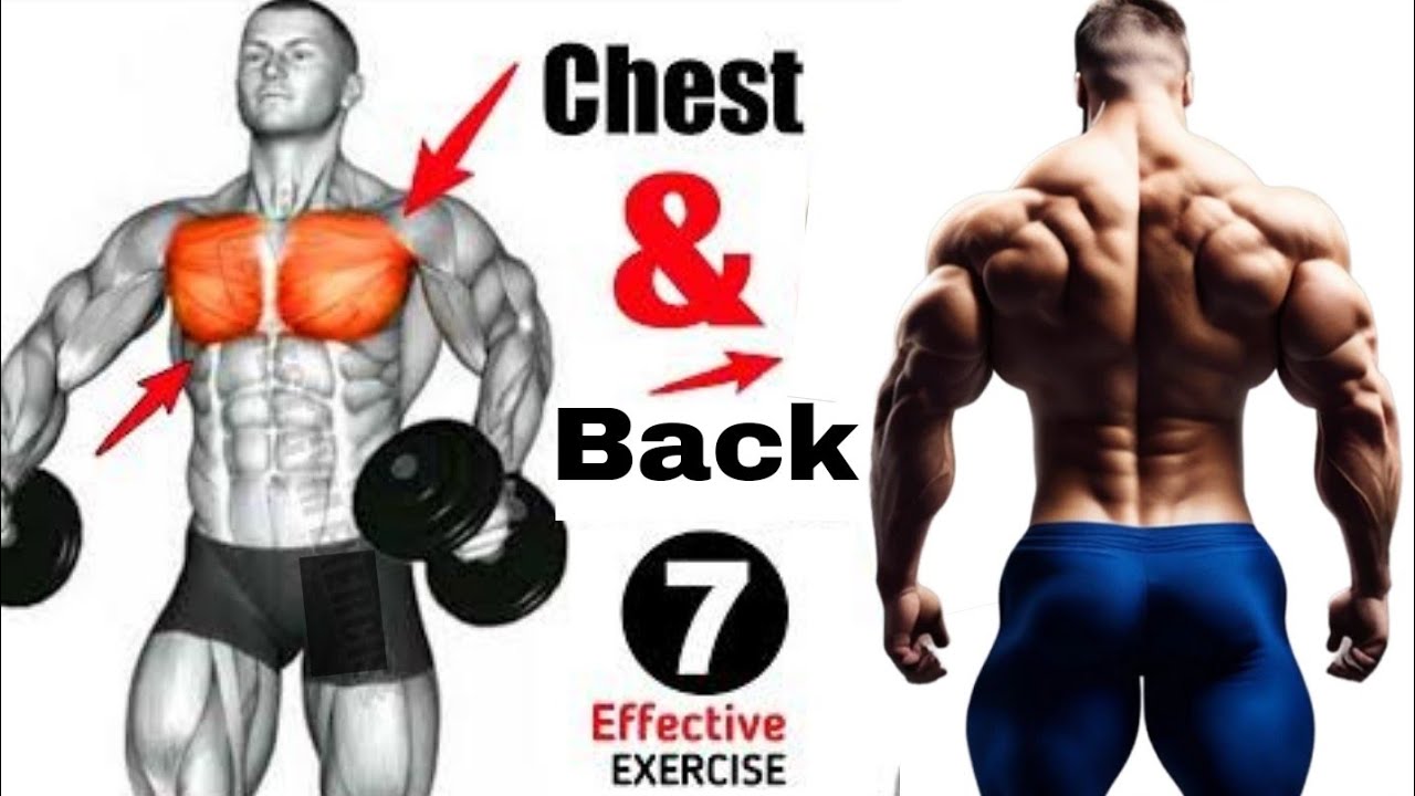 chest and back workout at home home workout best chest workout back and ...