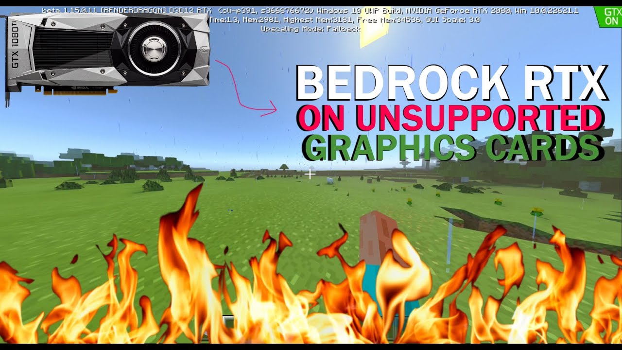 How To Get Bedrock RTX On Unsupported GPU's (gtx 1660 series only) (1. ...