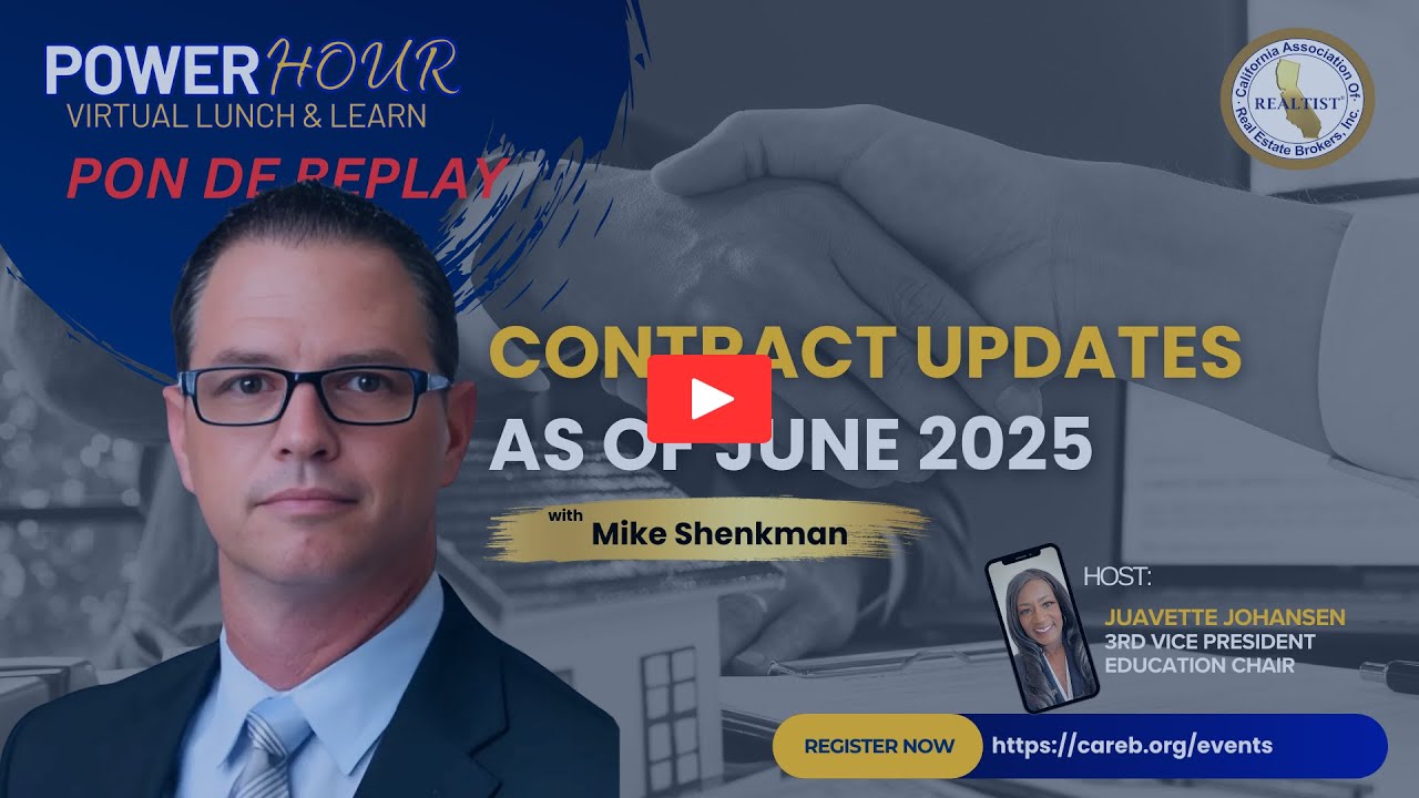 CAREB Power Hour: June 2025 Contract & Forms Update Explained - YouTube