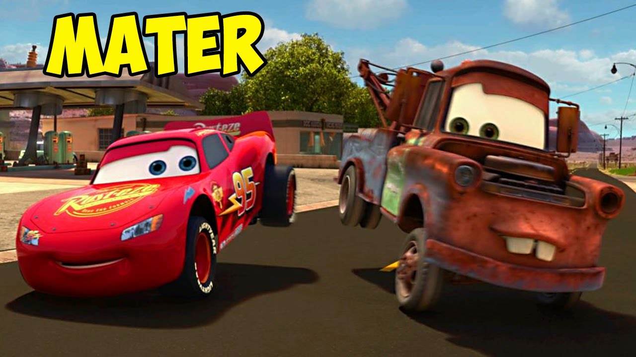 Süper Şimşek Makvin Arkadaşı Mater Tarafından Yenilgiye Uğruyor (Cars 2 ...