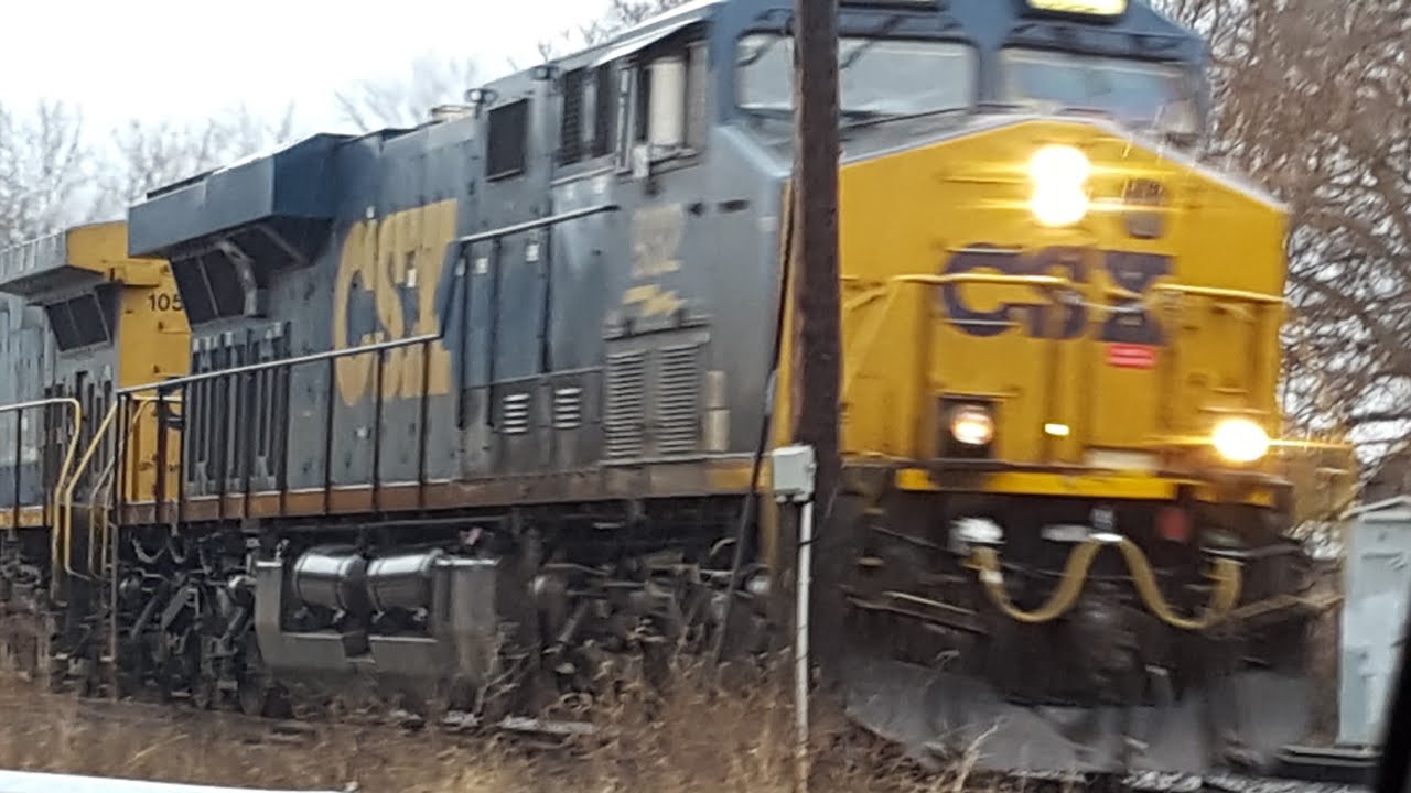 CSX 932 Southbound Terre Haute, IN - YouTube
