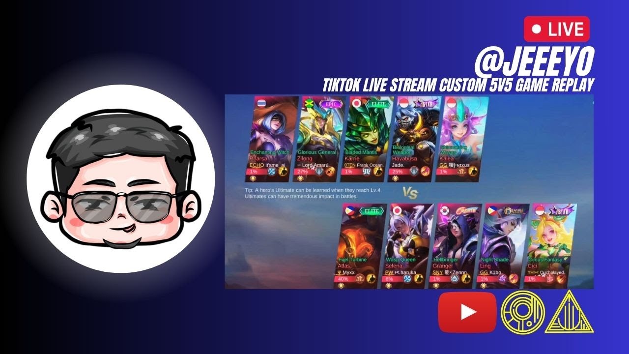 Fun MLBB Custom 5v5 Game on June 6, 2025 - YouTube