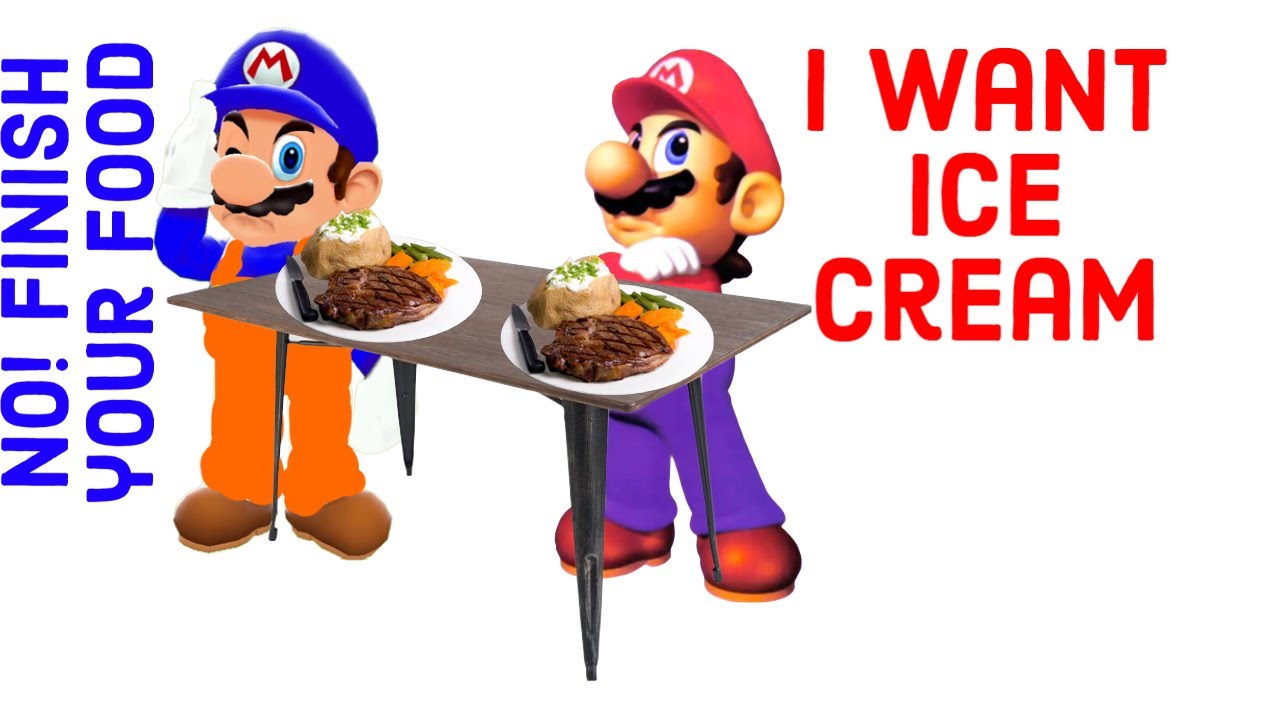 Mario wants ice cream - YouTube