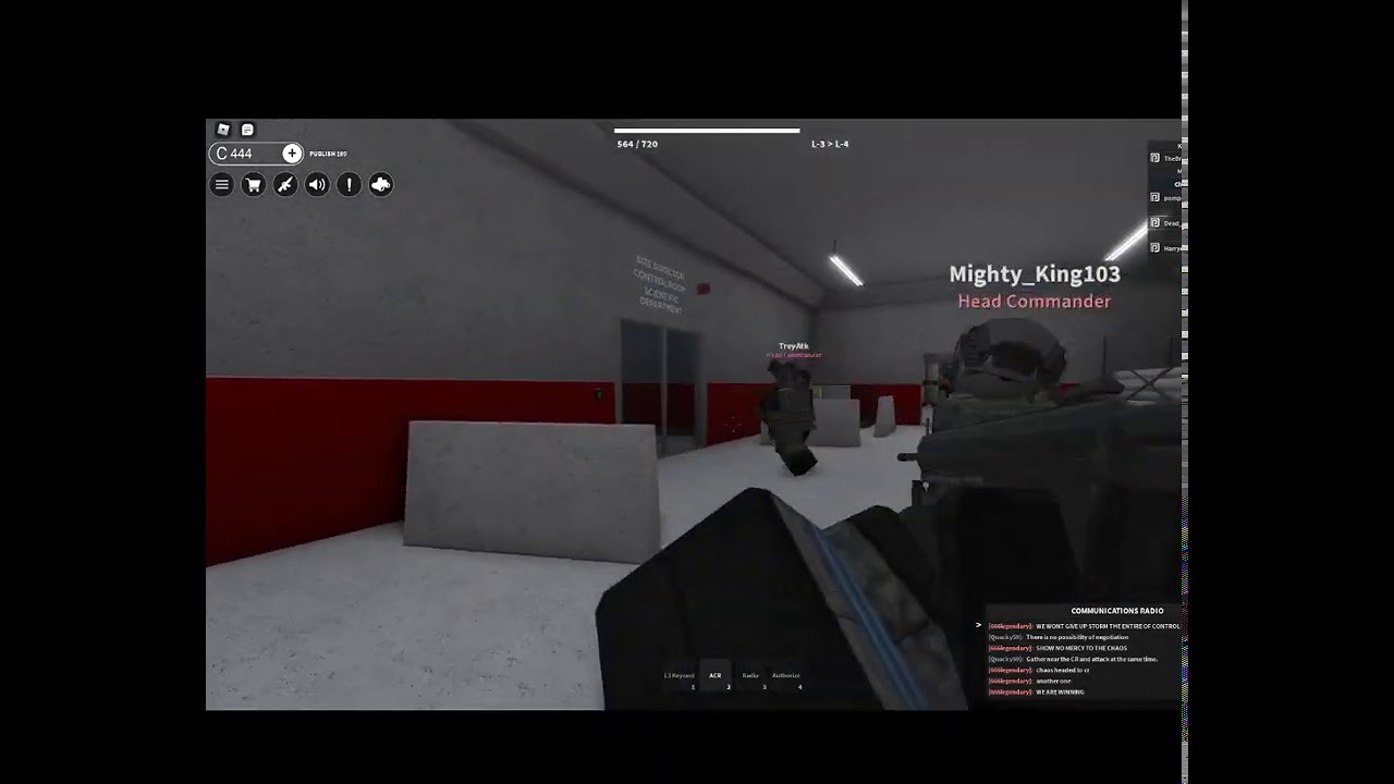 Rapid Response Team vs Chaos Insurgency (nuke used) SCP roleplay - YouTube