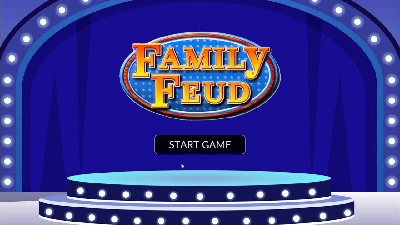 Family Feud Game Template Powerpoint