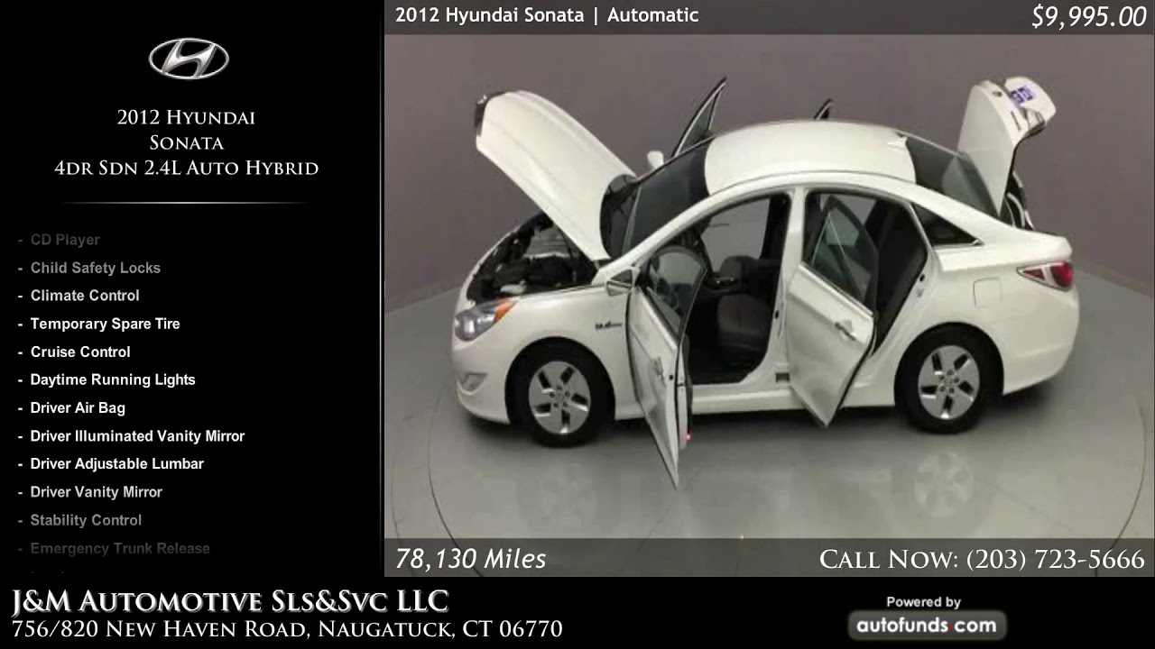 Used 2012 Hyundai Sonata | J&M Automotive Sls&Svc LLC, Naugatuck, CT ...