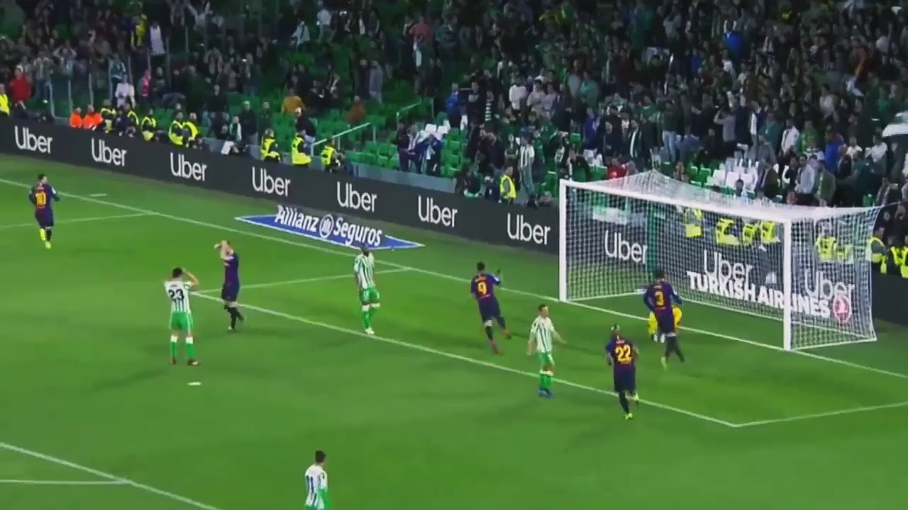 Messi amazing chip goal Barcelon-Betis 2019 PUSKAS goal of the year ...