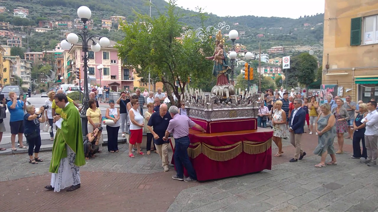 Accoglienza Arca di N. S. del Suffragio - Recco 2019 - YouTube