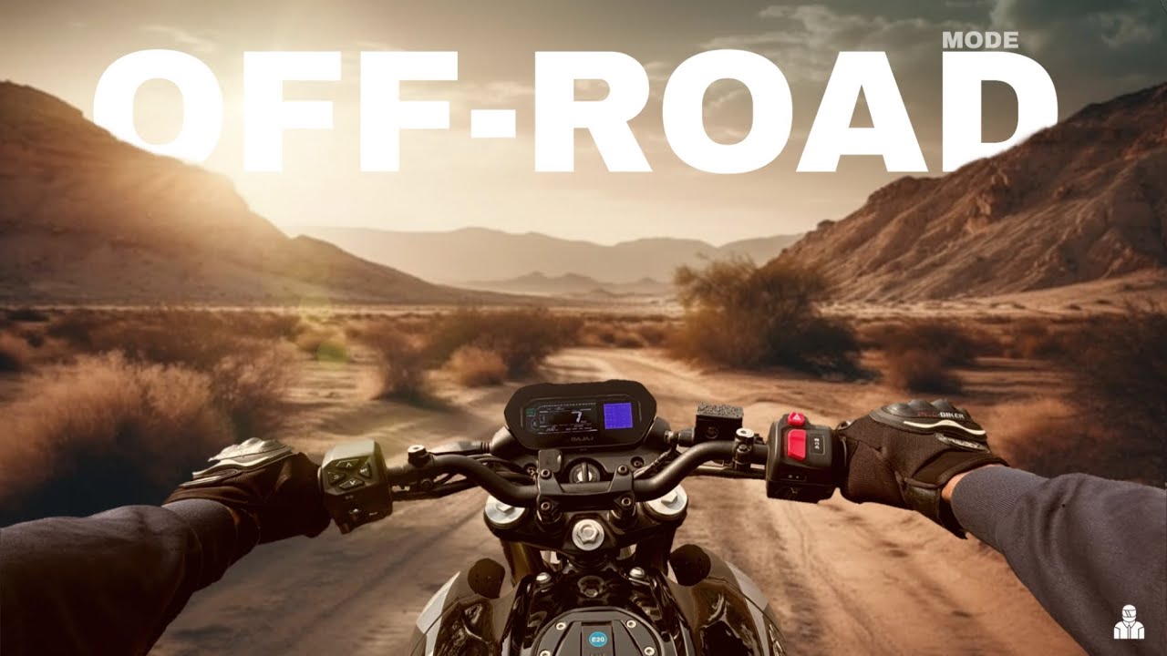 Pulser NS400z Off-road Test In Off-Road Mode - YouTube