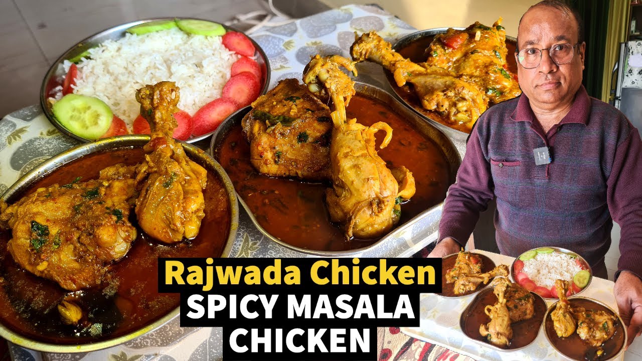 Arora Ji Ka Khatarnak Rajwada Spicy Chicken. FULL MAKING of CHICKEN ...