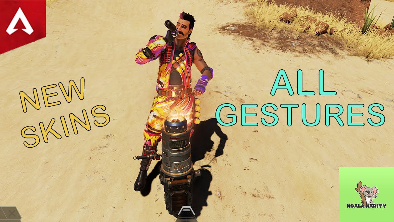 New Epic Skin for Fuse (Bomb Fit), All Gestures. [Apex Legends ...