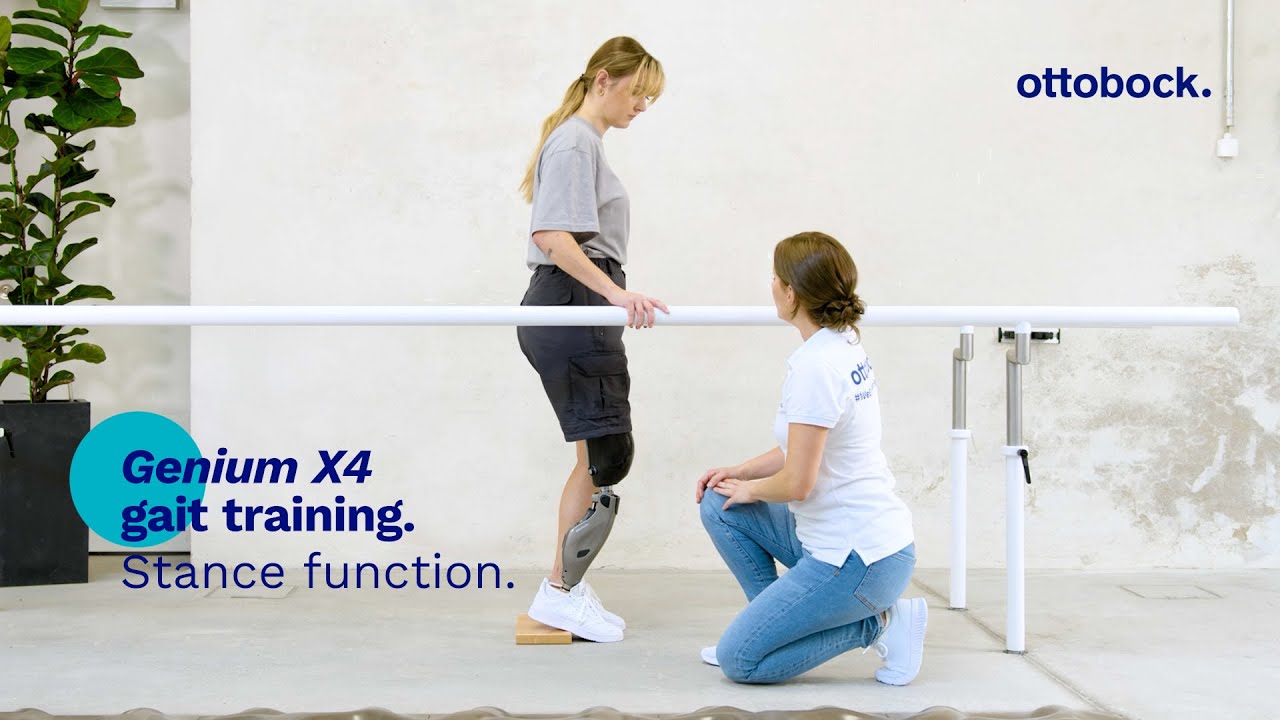 Genium X4 gait training. Stance function. | Ottobock Professionals - YouTube