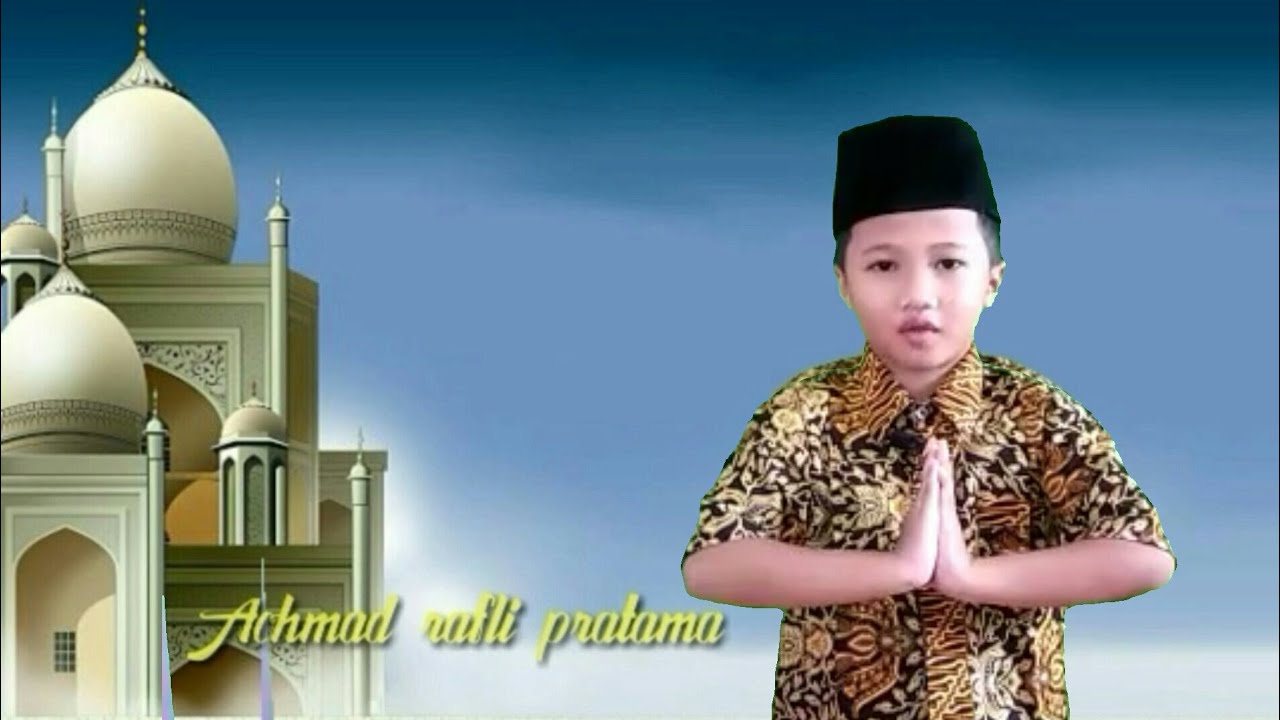 Ucapan lebaran ahmad rafli pratama - YouTube